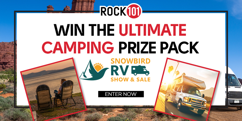 Win the ULTIMATE camping prize pack | Rock 101